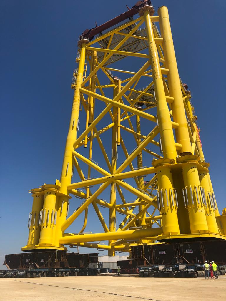 SARENS - Sarens loads-out jackets for the Tyra East Future Field Project