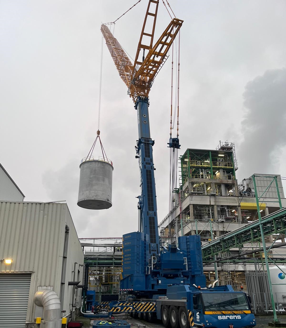 SARENS - Sarens Works on the Extension and Upgrading of Prayon's Puurs ...