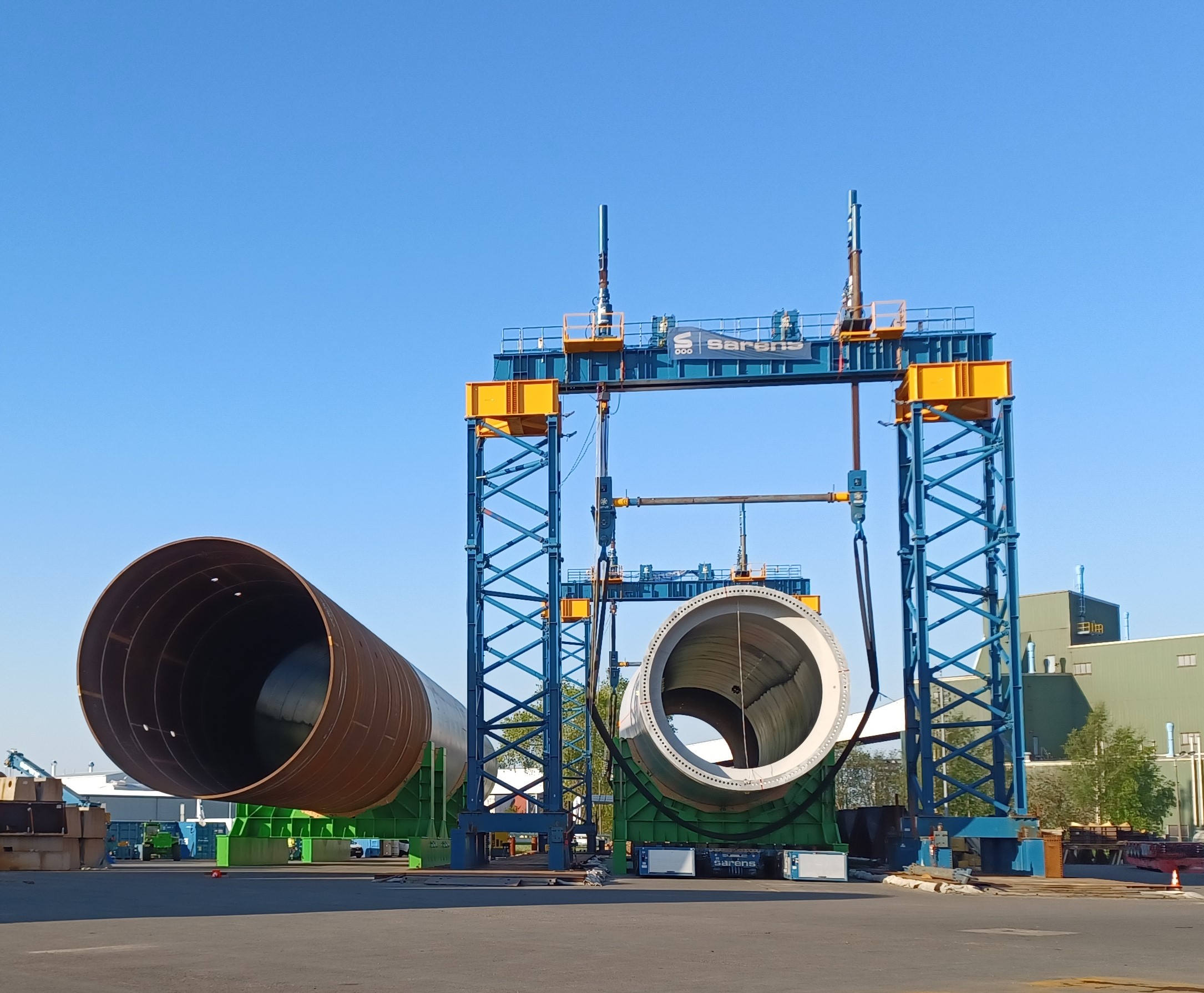 SARENS - Monopile Transport in Germany