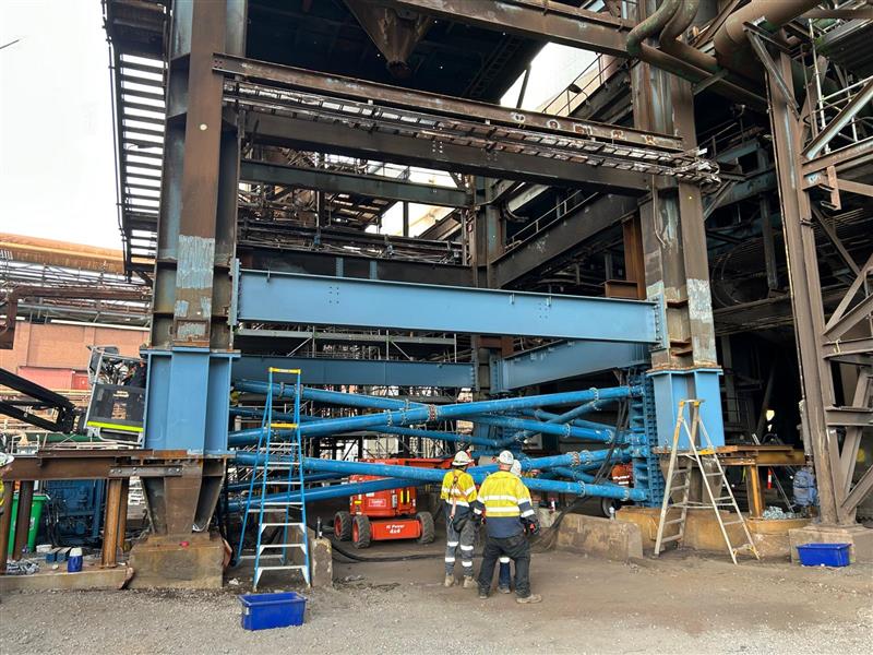 SARENS - Raising The Bar At Port Kembla: Sarens Supports Bluescope’s ...